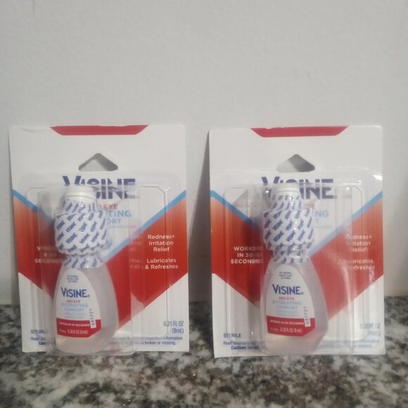 Visine | Other | Visine Sterile Advanced Redness Irritation Relief Eye ...